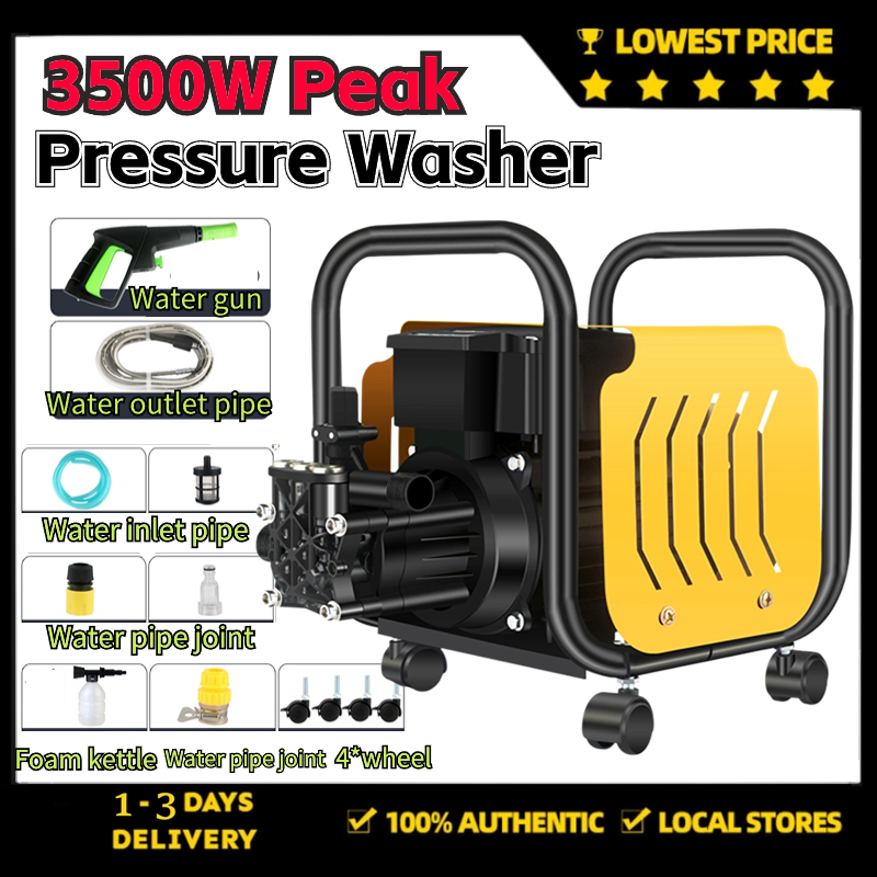 Portable Power Sprayer Pressure Washer 3500W High Pressure Washer 220V ...