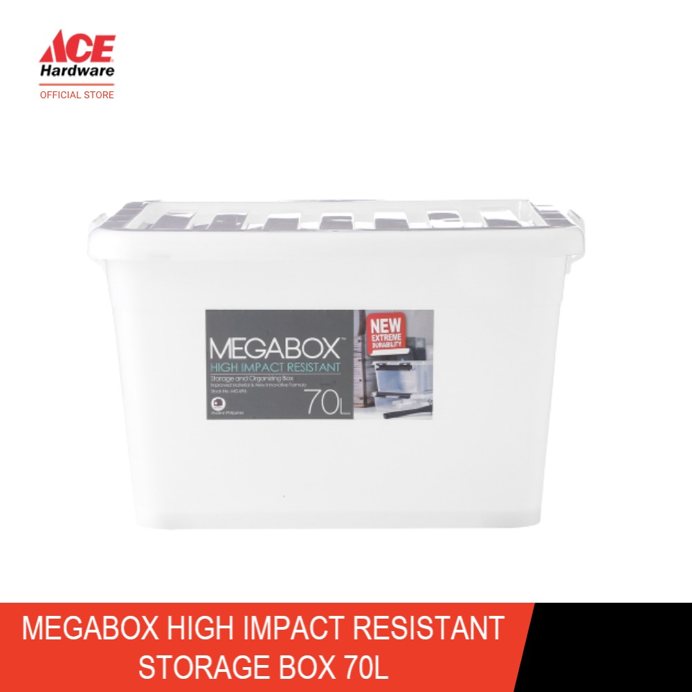 Megabox High Impact Resistant Storage Box 70L | Lazada PH