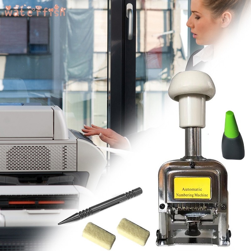 Metal Number Machine 6 Position Automatic Numbering Machine Marking ...