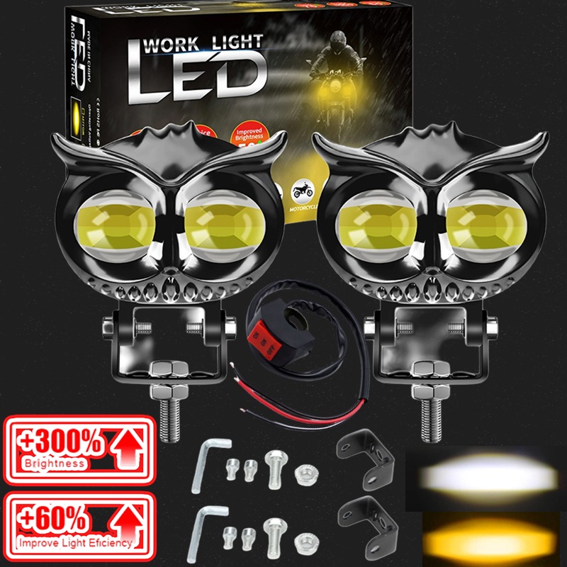 Shining Owl Mini Driving Light Motorcycle Dsk Mdl LED High Low Beam ...