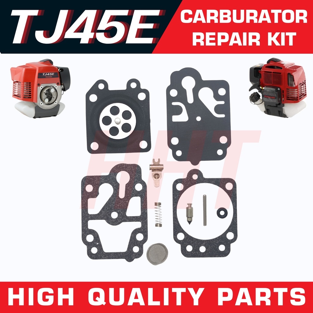 tool Kawasaki TJ45 TJ45E Carb Carburator Carburetor Repair Kit 2 Stroke ...