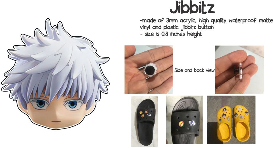 Satoru Jogo jujutsu kaisen Ref magnet w/stand, face ref magnet, phone ...