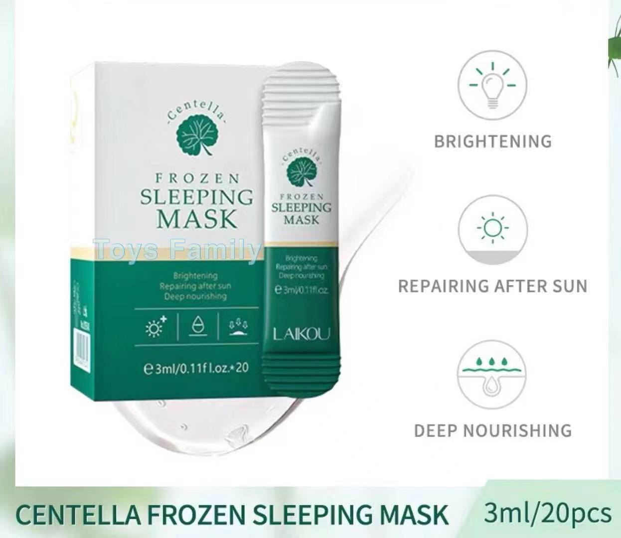 (1Box Or 20pcs) LAIKOU Soothing Gel Centella Asiatica Soothing Face ...