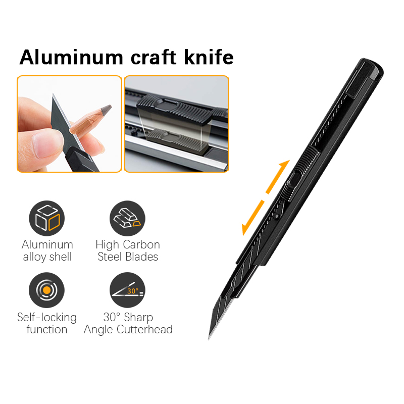 Xiaomi JIMIHOME Pocket Blade Carbon Steel Retractable Utility Knife ...