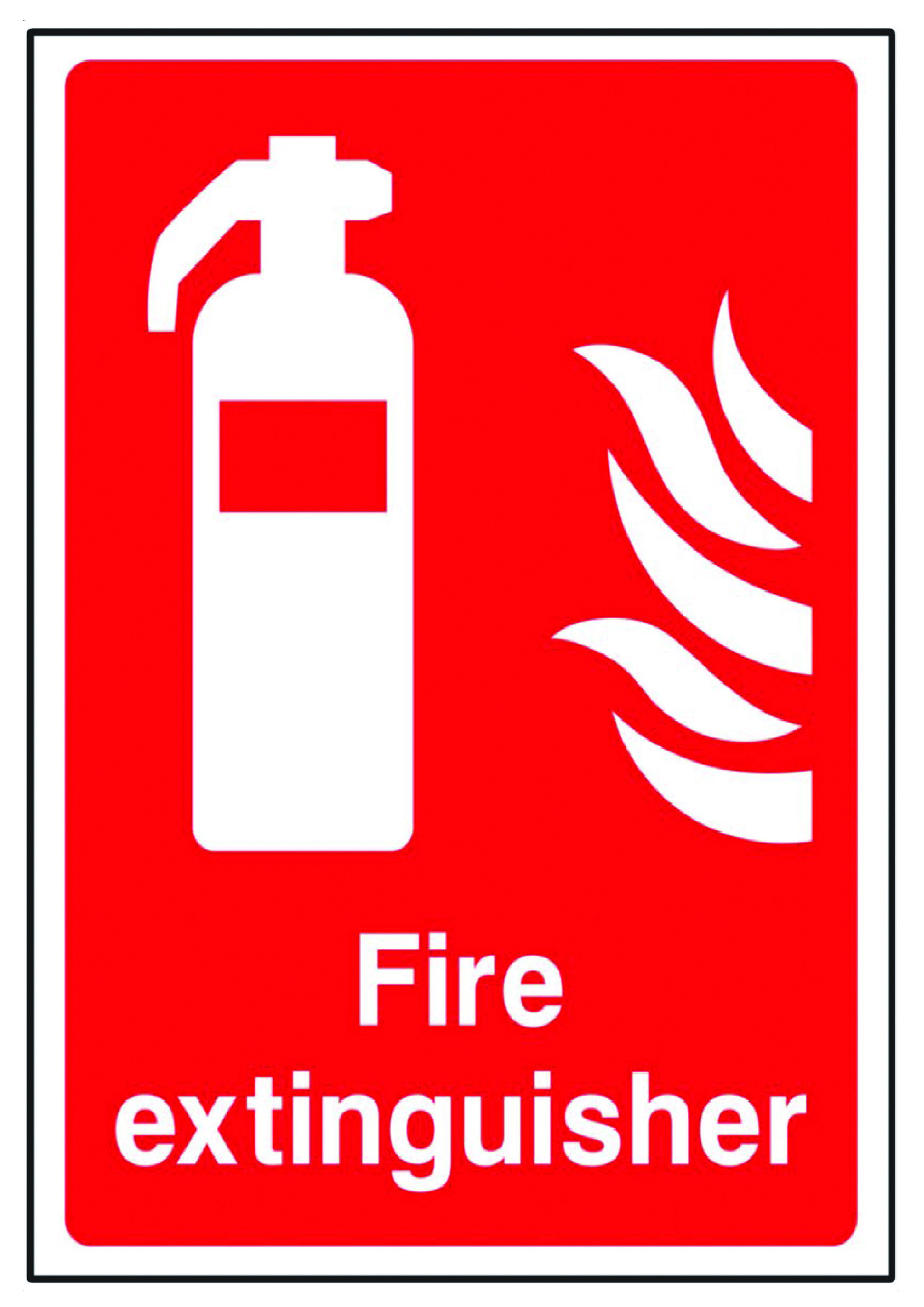 Emergency Fire Exit / Fire Extinguisher signage laminated A4 size ...