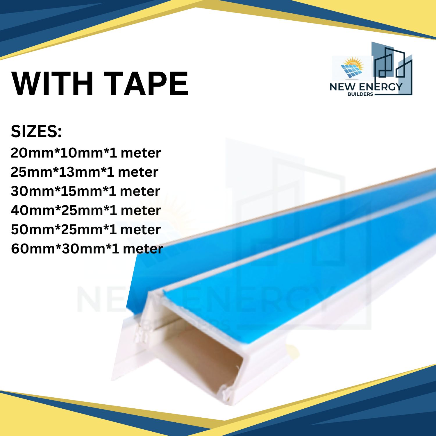 N.E.B || (1 METER) PVC Moulding For Electrical Wire Plastic Pipe For ...