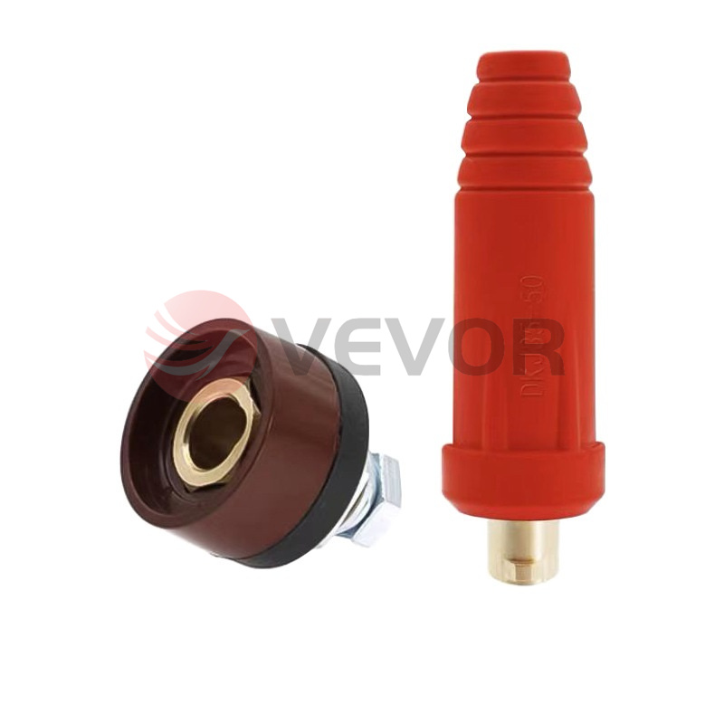 Welding Cable Connector Standard Plug and Socket Set DKJ 10-25 DKZ 10-25 250A welding connector ...
