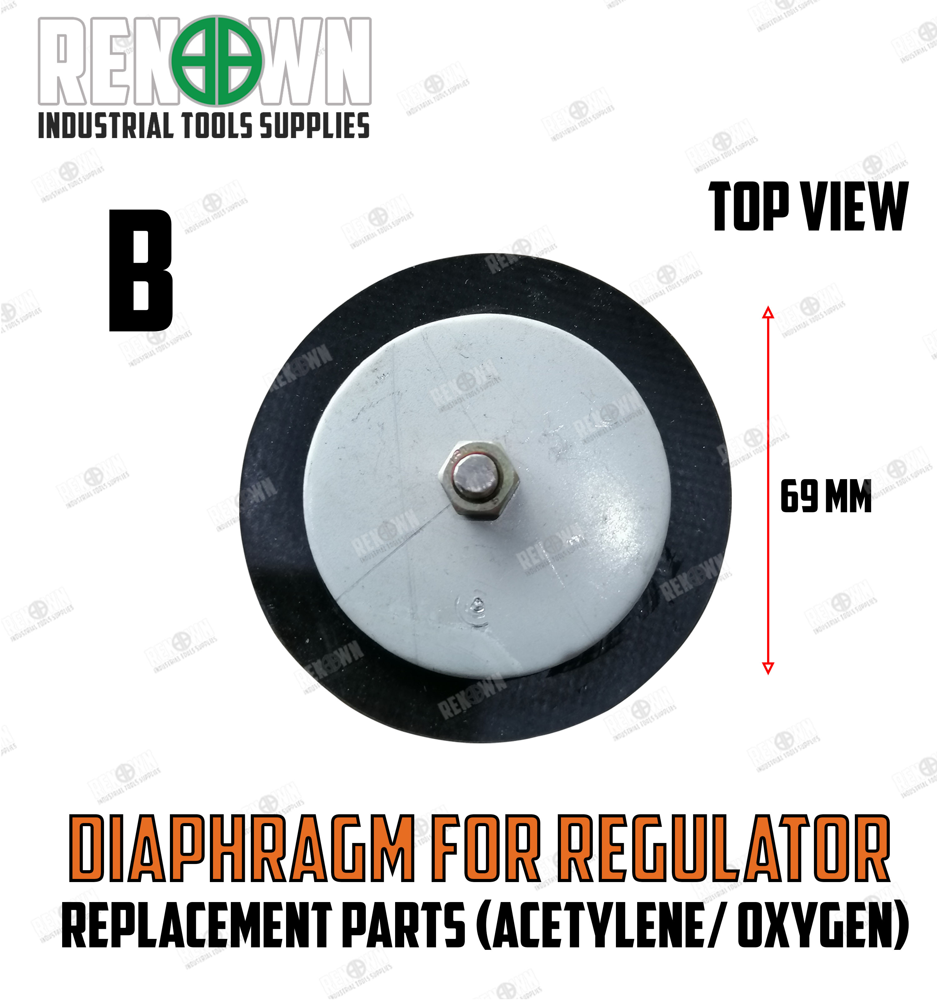 Diaphragm Replacement Parts For Air Regulator (Acetylene / Oxygen ...