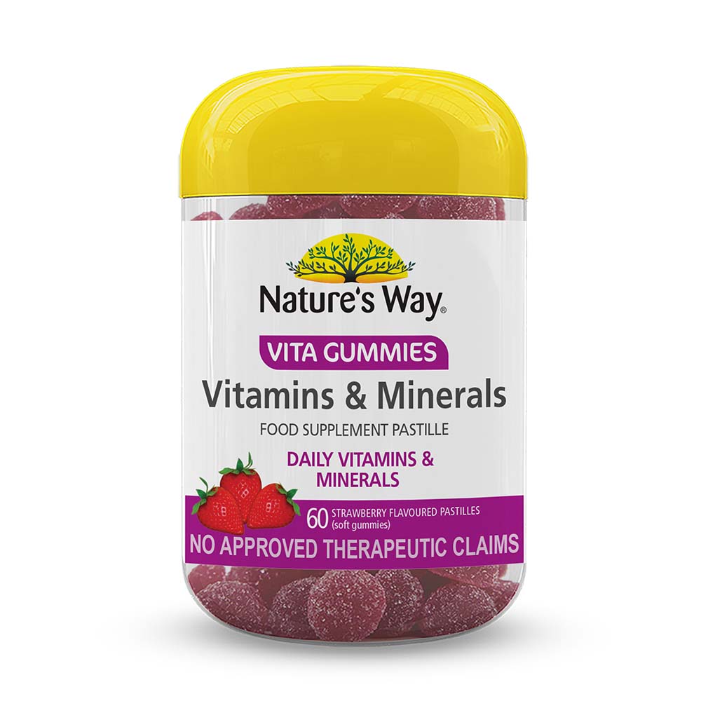 Nature's Way Multi Vitamins 60s - Strawberry Flavor, Vitamin Gummies ...