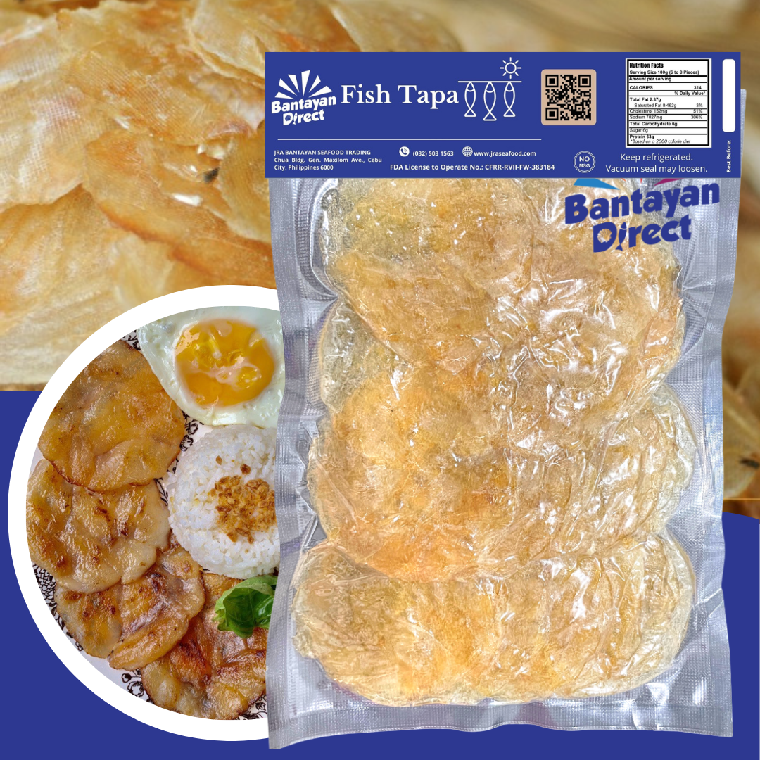 Fish Tapa 100g (Fish Tocino De Cebu White) - Bantayan Island Cebu Dried ...