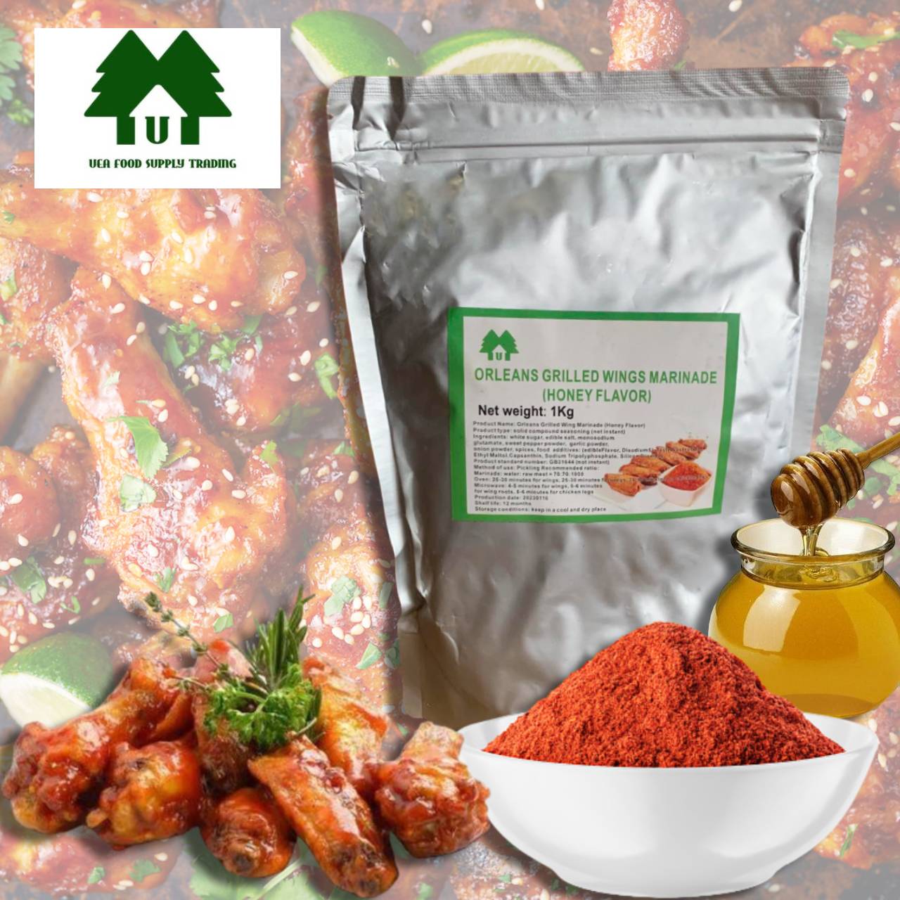 BUY 1KG GET 1 OF 250G FOR FREE! ORLEANS GRILLED CHICKEN WINGS MARINADE ...
