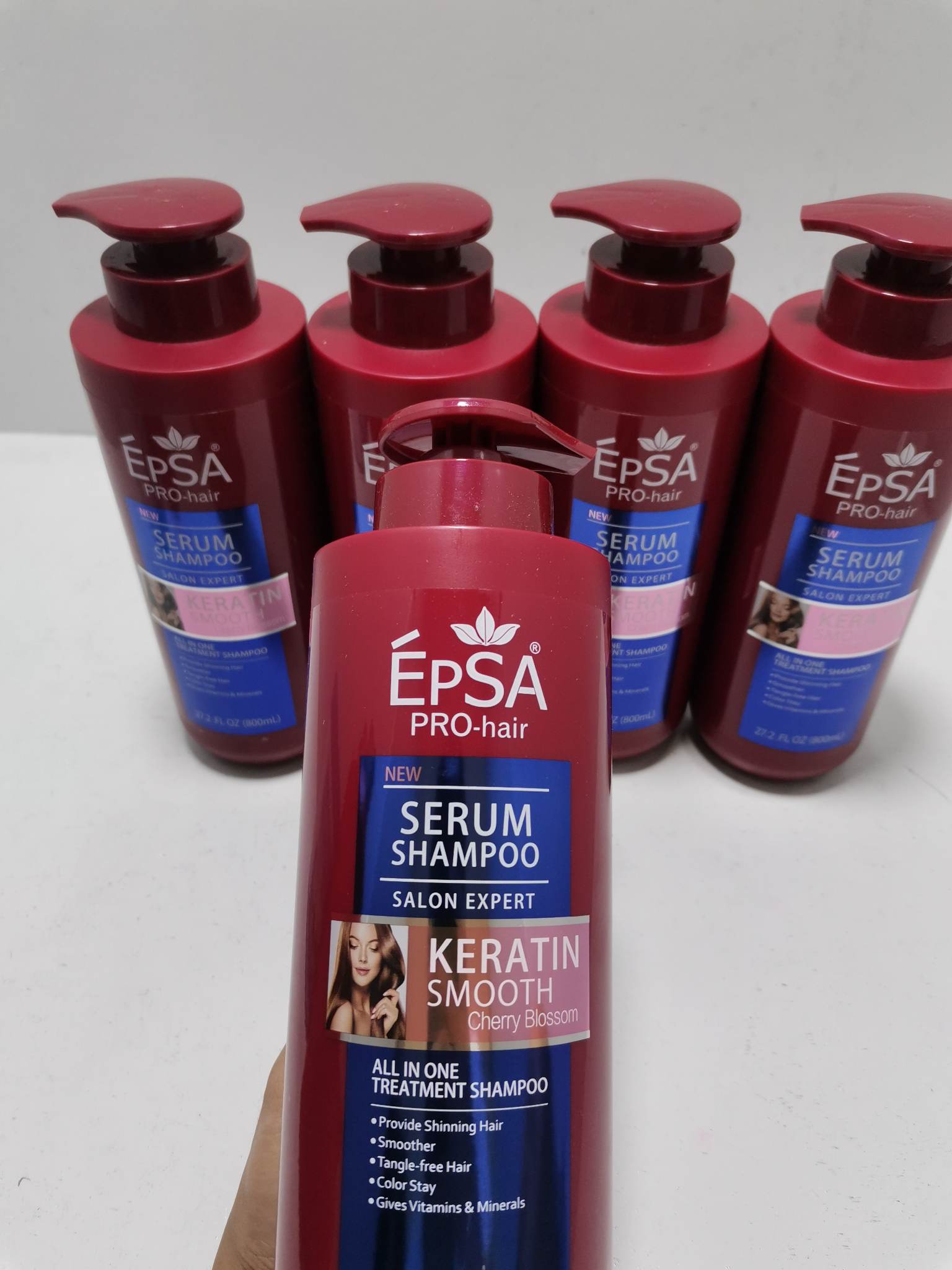 Epsa PRO Hair Serum Shampoo Keratin Smooth 800mL | Lazada PH