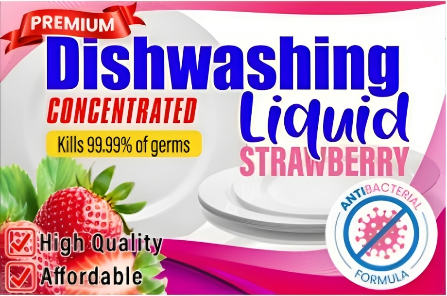 DISHWASHING STICKER LABEL (For Customized Labels PM US) - A4 Size Sheet ...