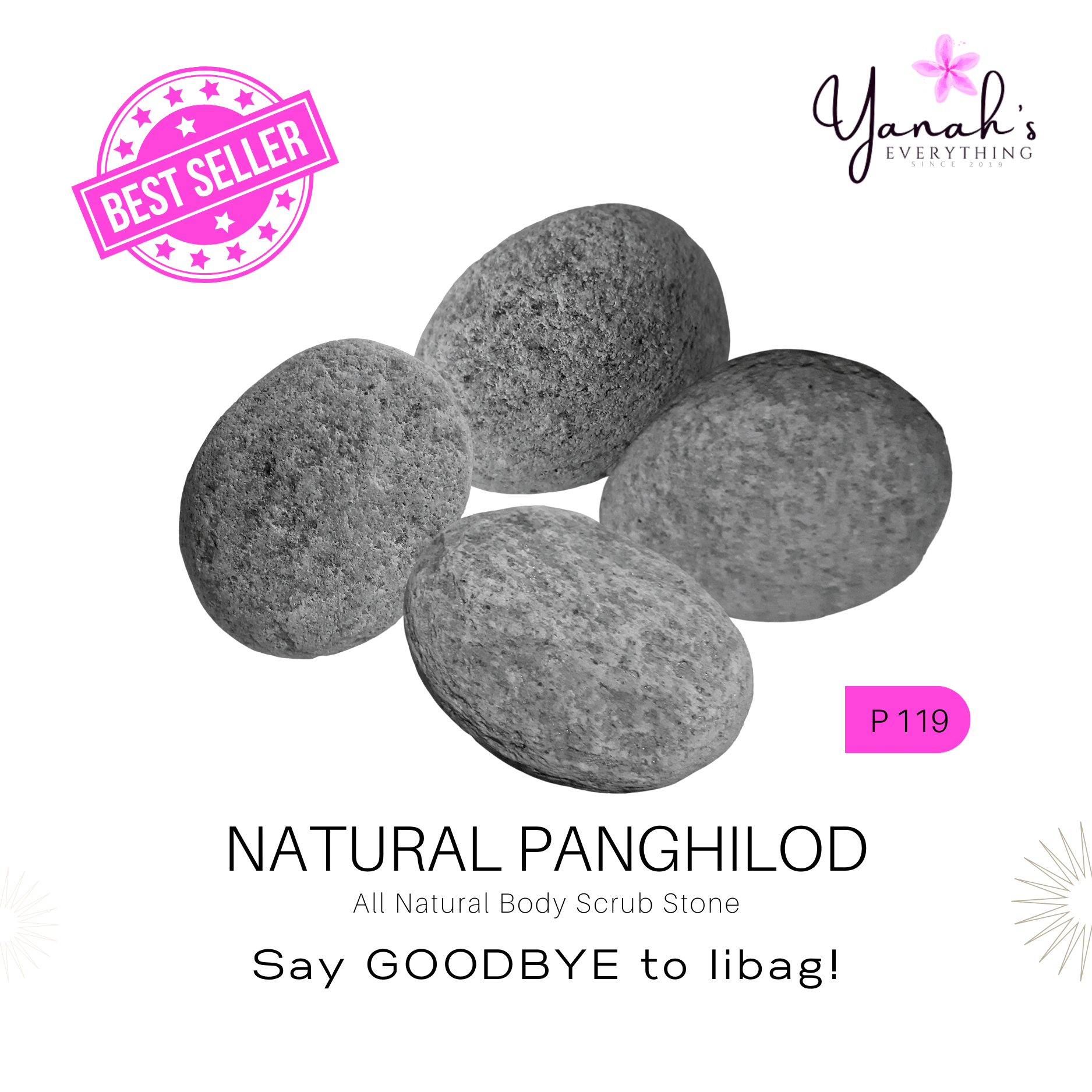Natural Batong Panghilod (All Natural Body Stone Scrub) / Pantanggal ng ...