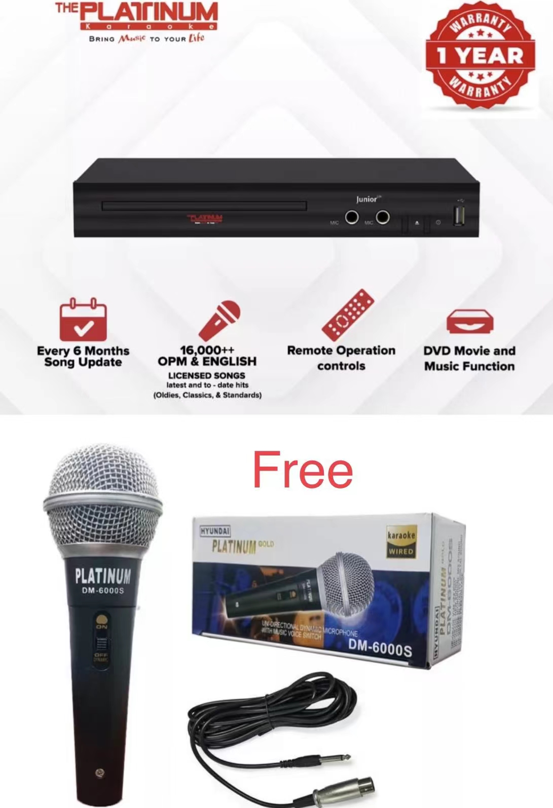 The platinum KS -5 Karaoke Videoke Player W/20,000++Songs with Songbook ...