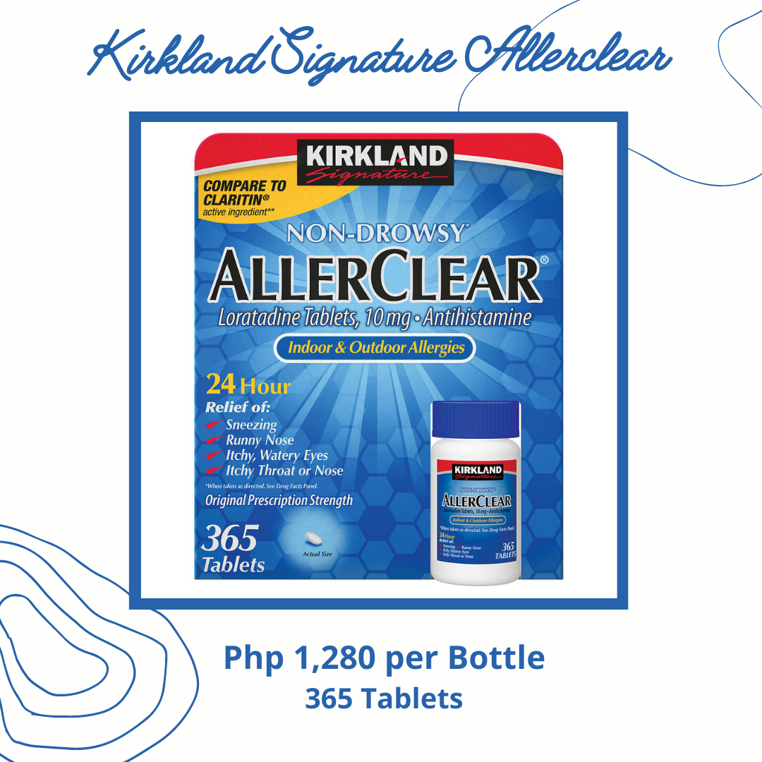 Kirkland Signature AllerClear Antihistamine 10mg, 365 Tablets ...
