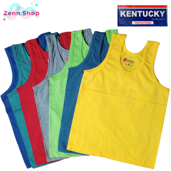 KENTUCKY SANDO FOR KIDS BOY COLORED (6 in 1) (ASSORTED COLORS) | Lazada PH