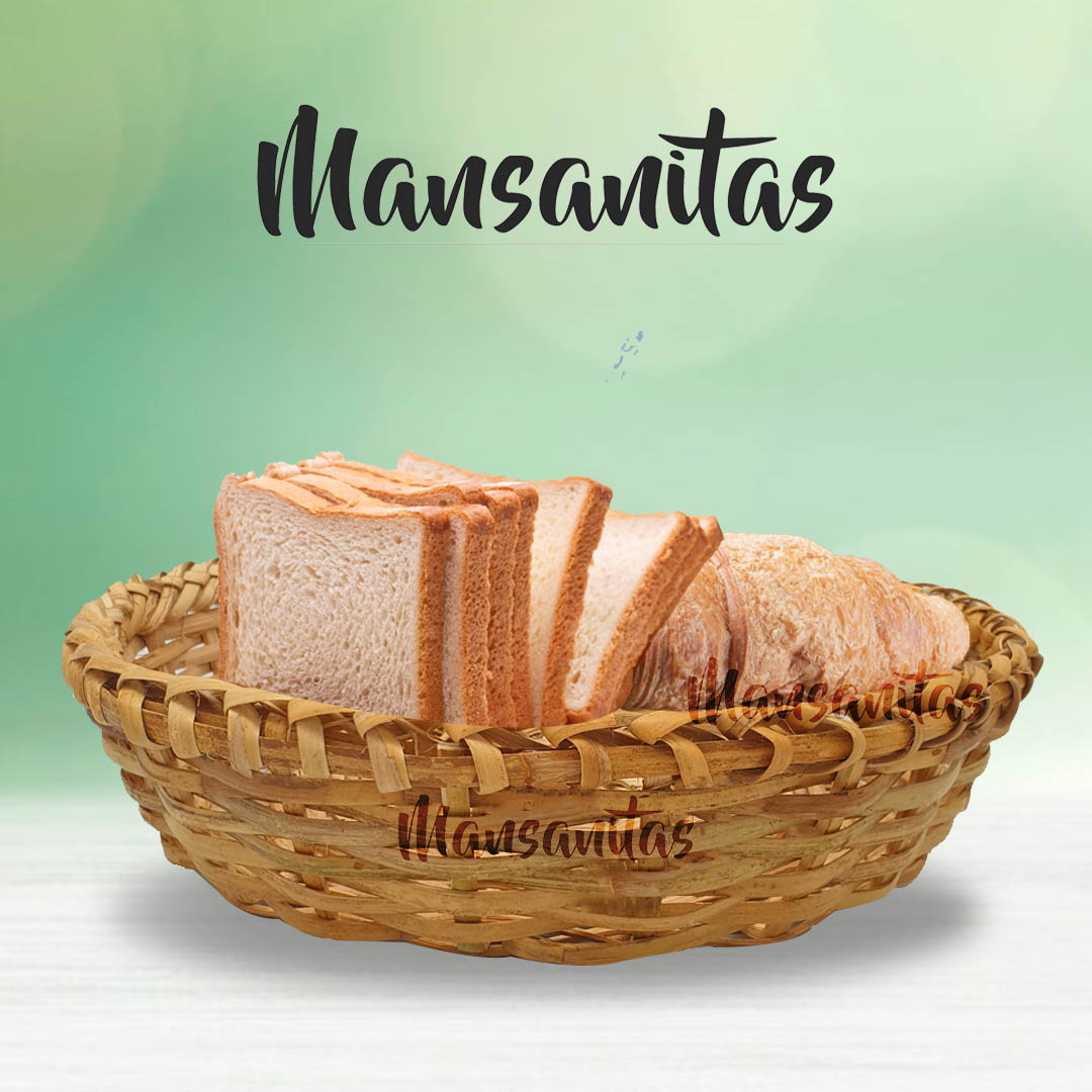 Mansanitas Mansanas Rustic Rattan Multipurpose Bread, Fruits, Food Tray ...