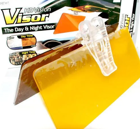 HD Vision Visor Car Driving Anti-Glaring Sun Visor Board Day and Night ...