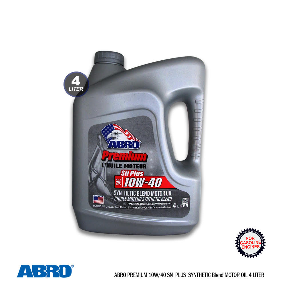 CONCORDE Abro Premium 10W/40 SN Plus Synthetic Blend Motor Oil for ...