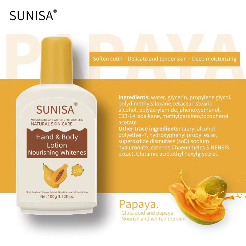 Sunisa Papaya and Milk Whitening with Gluta Acid and Papaya Extract ...