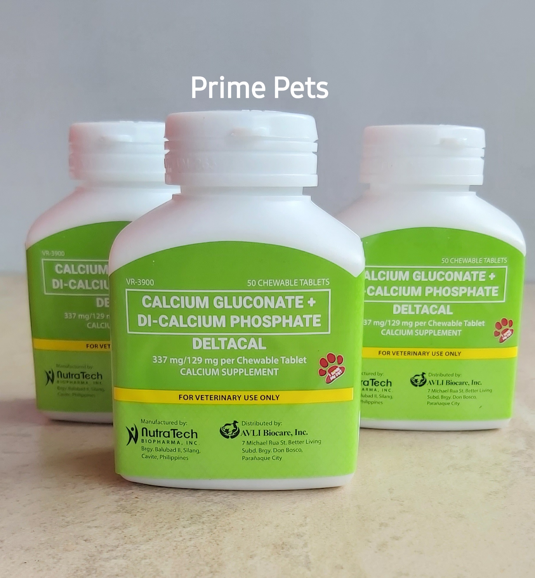 Deltacal 50's Chewable Tablet Calcium Supplement for Dogs and Cats ...