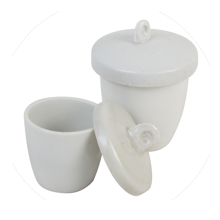 Porcelain Crucibles medium wall with lid glazed | Lazada PH