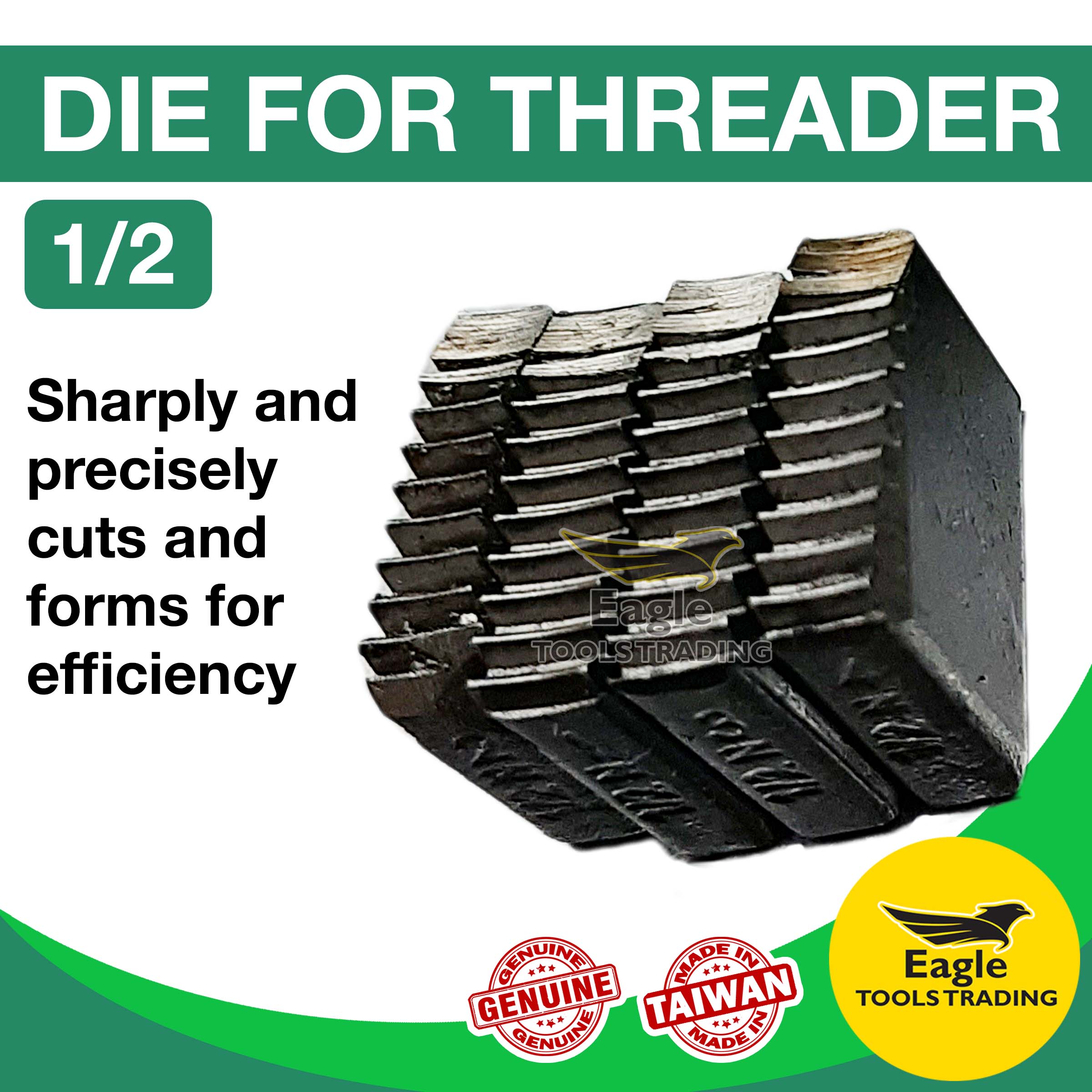 1/2 Inch Die For Threaders NPT | Pipe Thread | die threader | Lazada PH