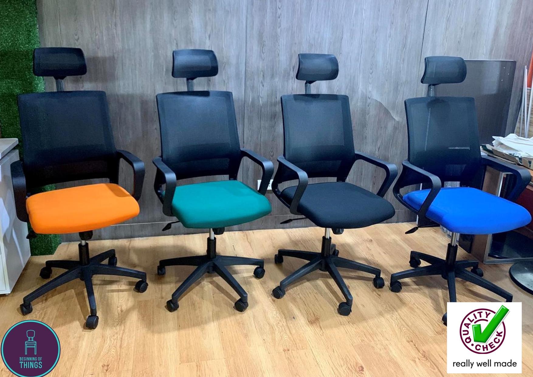 BRON Ergonomic Executive Office Gaming Chair with Headrest Armrest ...