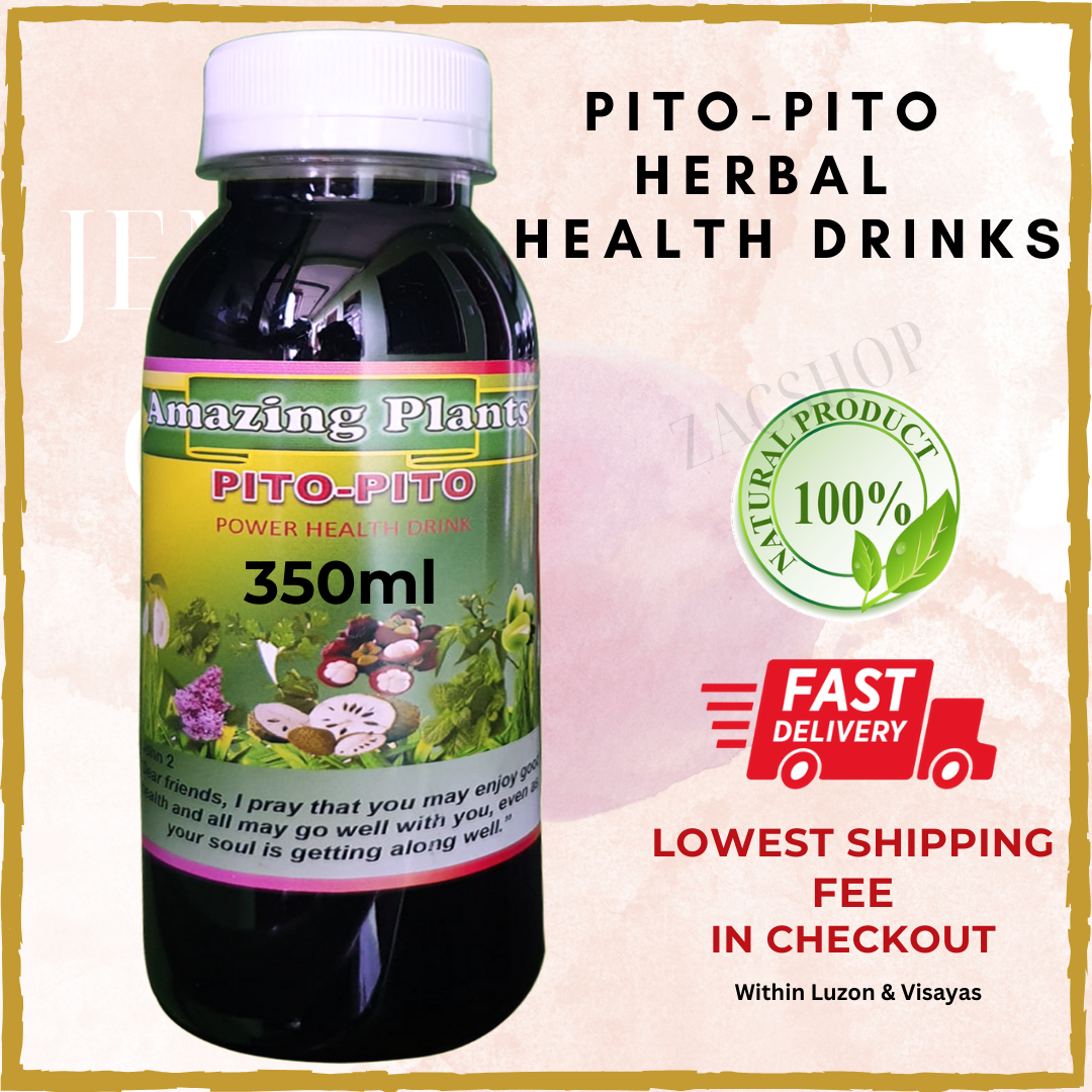 Pitopito Herbal Juice 350 ml Pito pito Food Supplement Drinks | Lazada PH