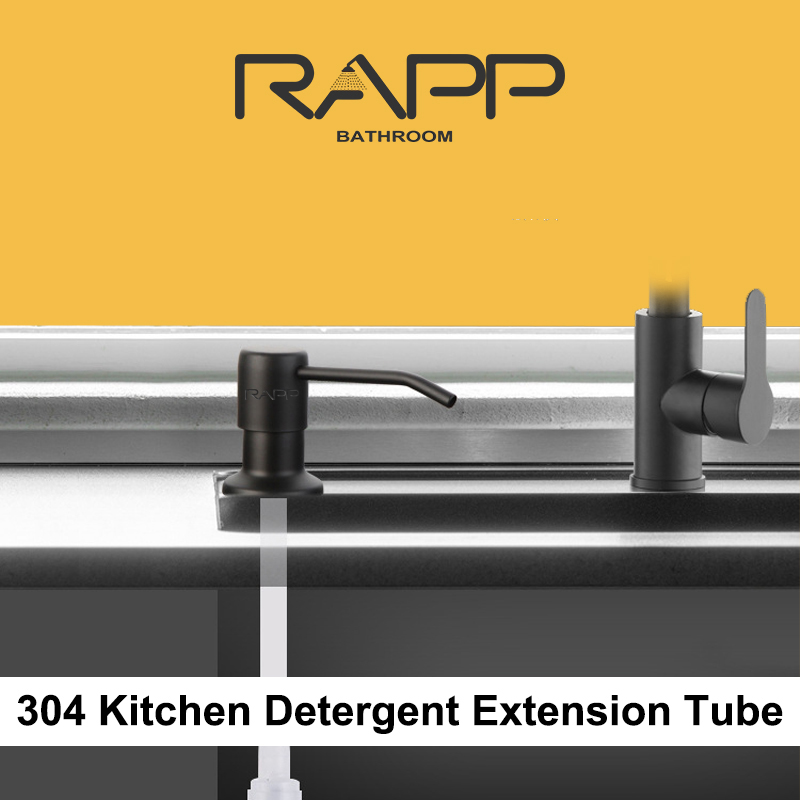 RAPP Stainless Steel Kitchen Sink Soap Dispenser Pump with Extension ...