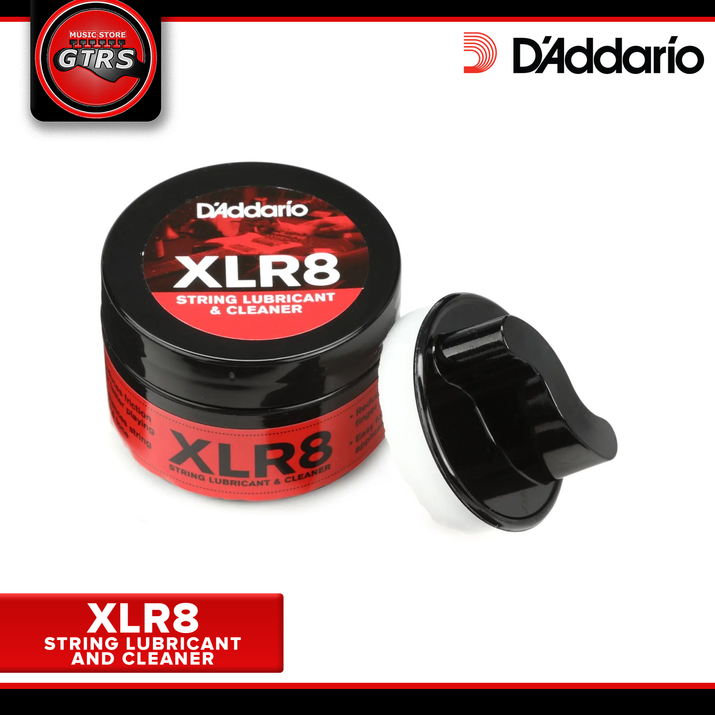 D'Addario XLR8 Guitar and Bass String Cleaner and Lubricant PW-XLR8-01 ...