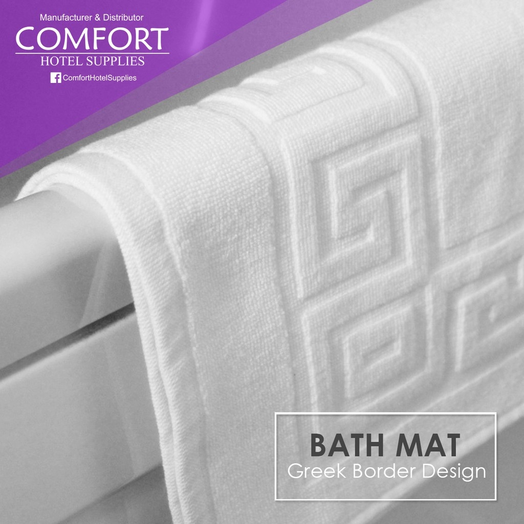 Upper Comfort Hotel Supplies Hotel Standard Bath Mat (100 Cotton ...