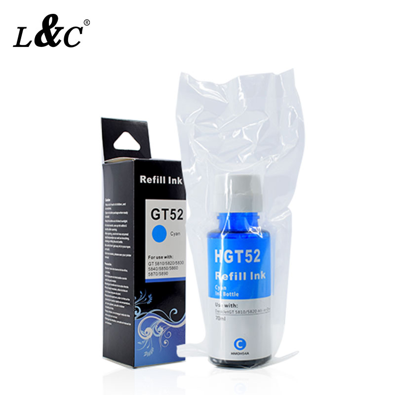 【PH Ready Stock】L&C GT51 GT52 Refill Ink Dye Ink Compatible For HP ...