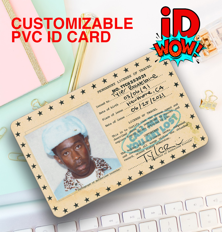 Tyler, the Creator Call Me If You Get Lost ID PVC Card Igor Rap Gift ...