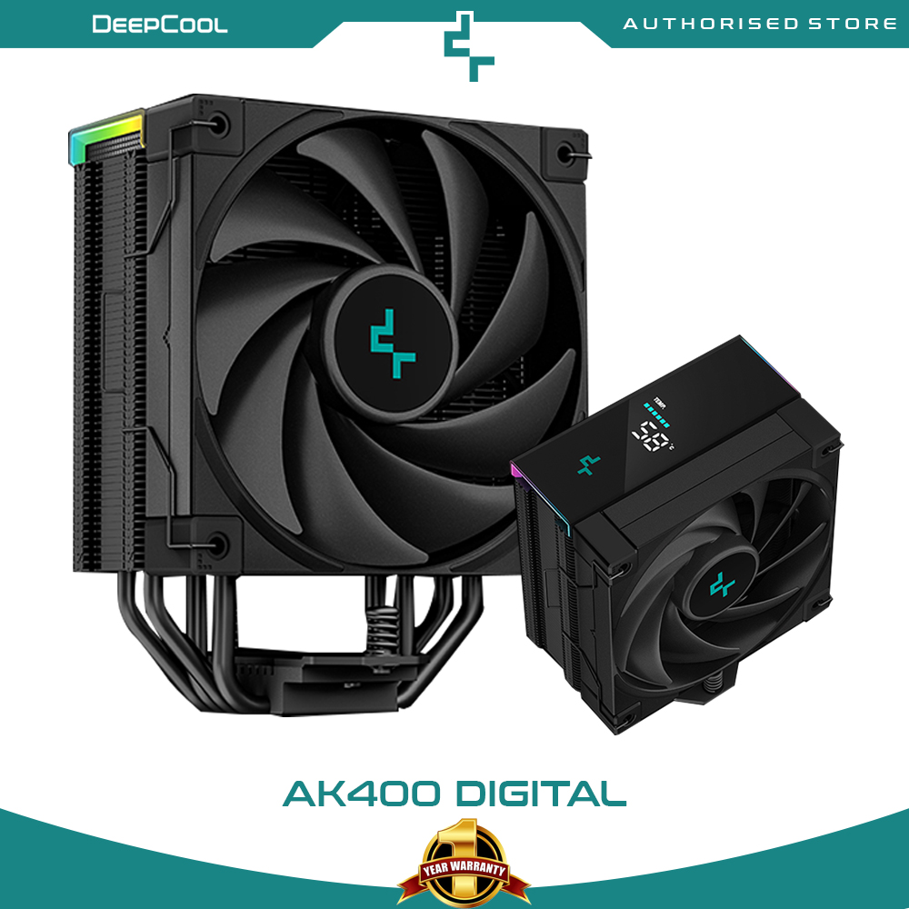 DEEPCOOL AK400 Digital CPU AIR COOLER (R-AK400-BKADMN-G) | Lazada PH
