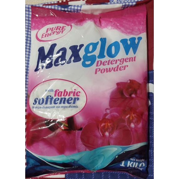Maxglow detergent powder pink 1kg | Lazada PH