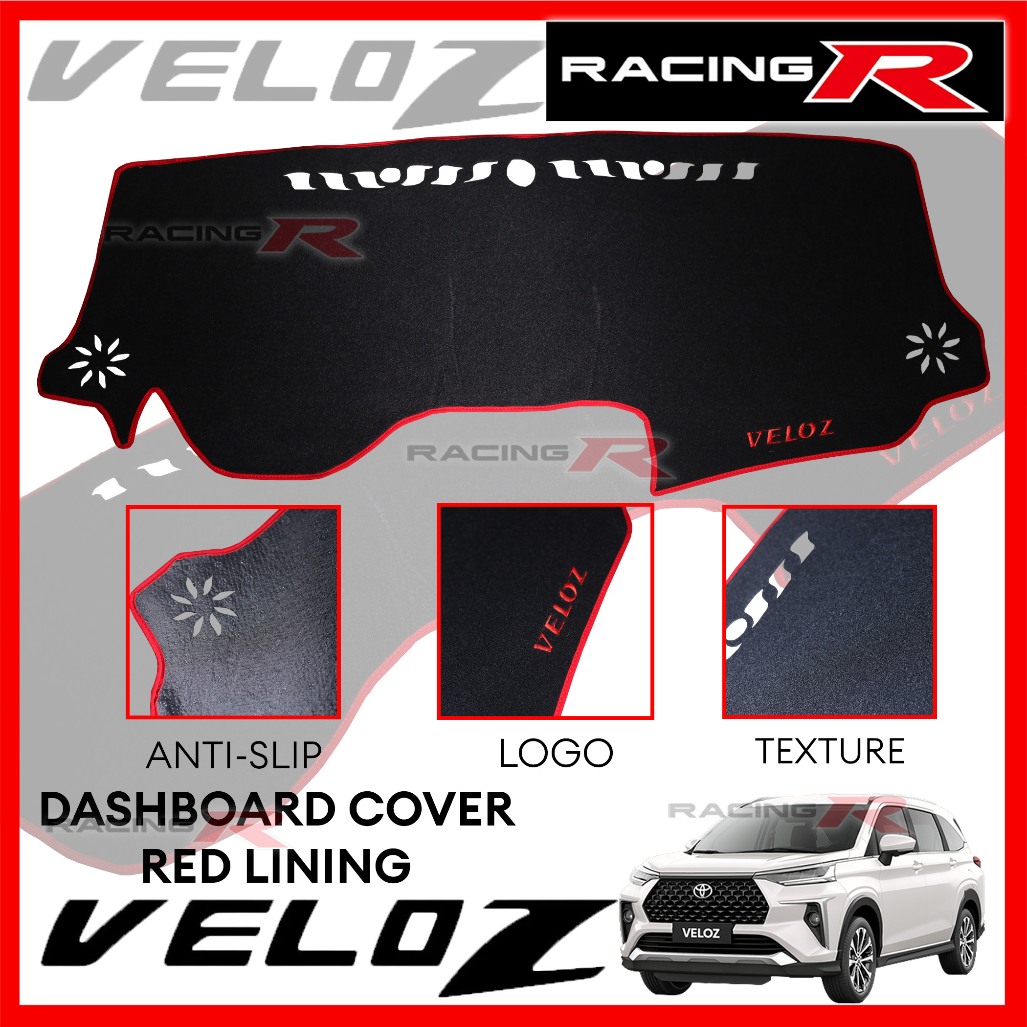 Dashboard Cover for Toyota Veloz 2022 to 2024 Dash board Cover Dash Mat ...