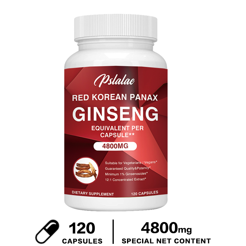 Korean Red Ginseng Capsules - Naglalaman ng 12:1 Concentrated Red ...