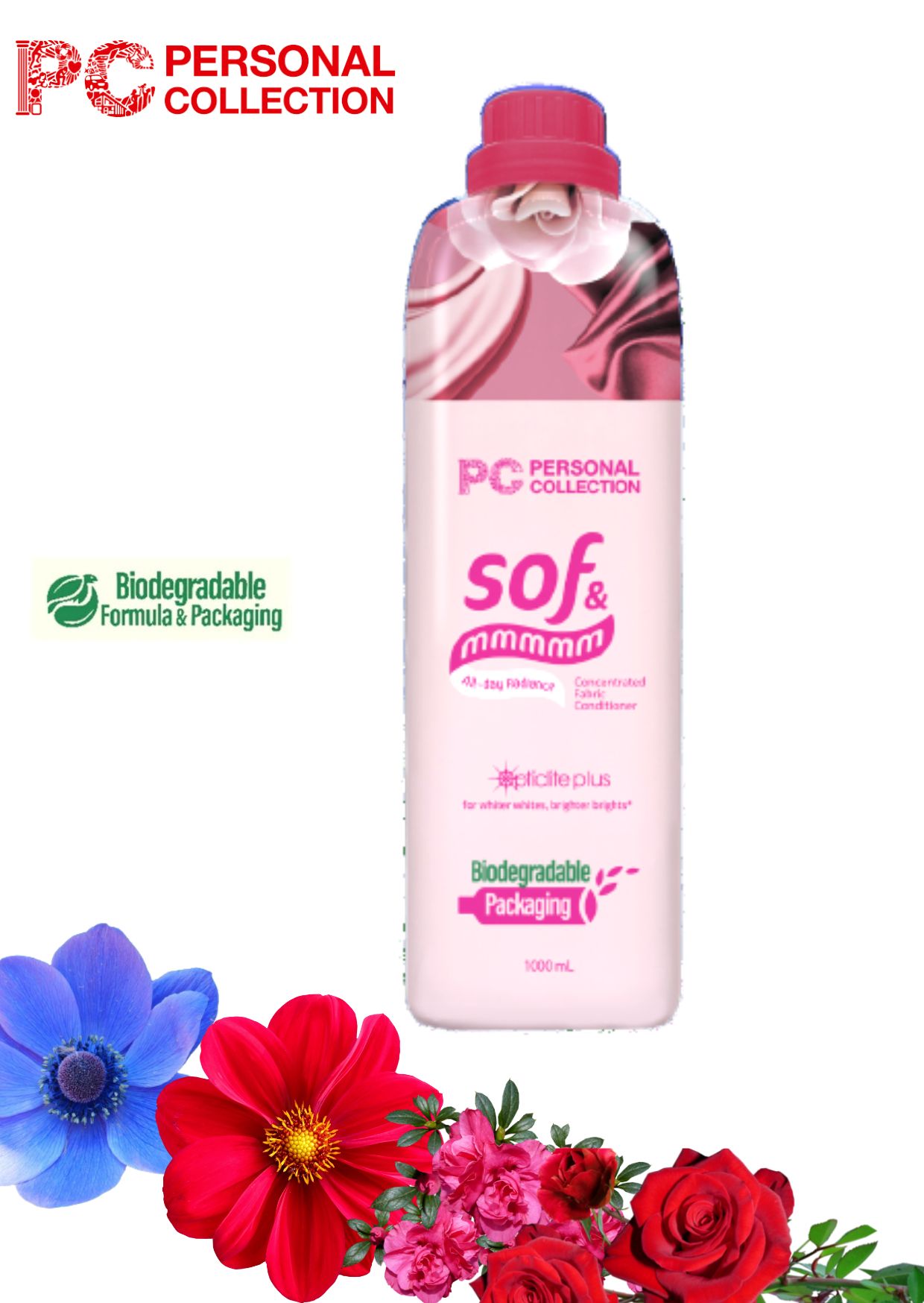 CLOTH Conditioner SOF & Naturals Concentrated Fabric Conditioner 1000 ...