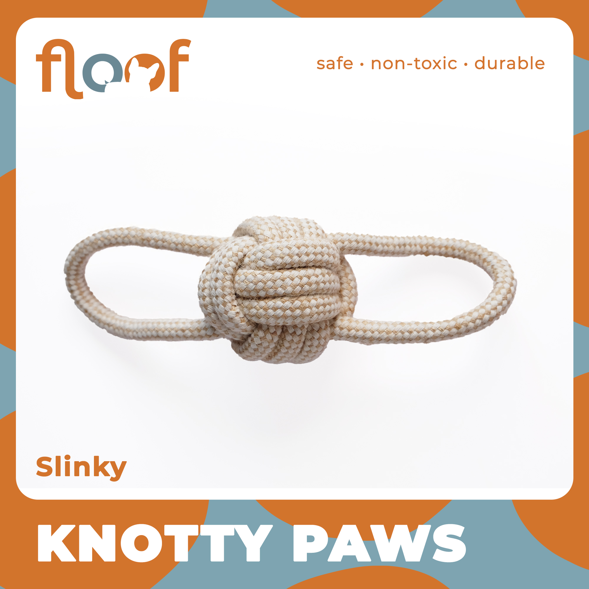 Knotty Paws Slinky | Strong Rope Dog Toy | Lazada PH