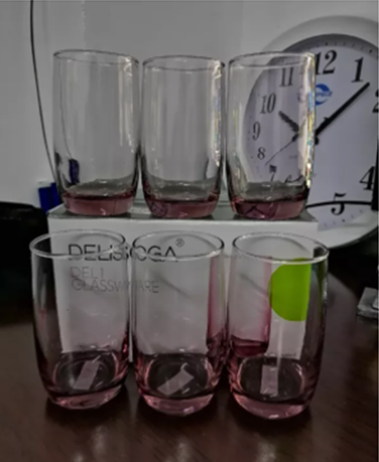 Delisoga Deli Glassware Drinking Set 6pcs 280mL 10cm ES5303P Per Set ...