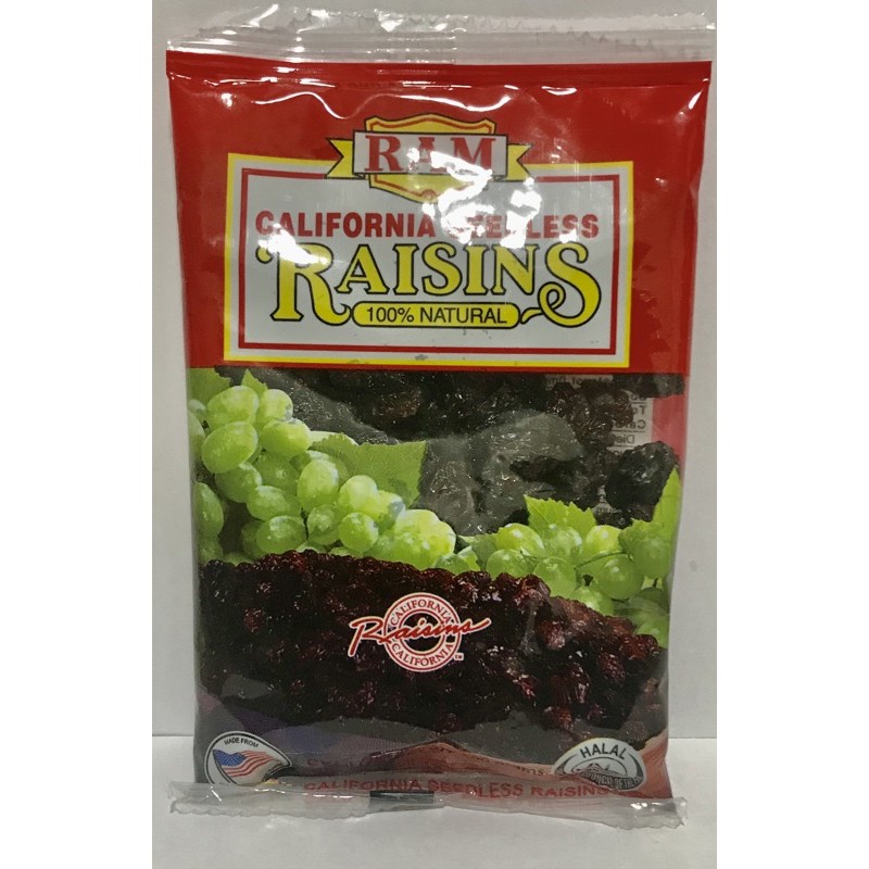 RAM CALIFORNIA SEEDLESS RAISINS (100% NATURAL) | Lazada PH