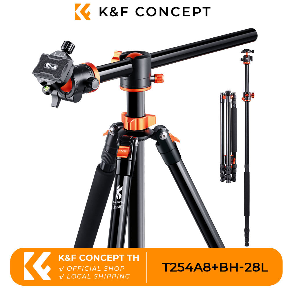 K & F concept lightweight tripod 2.4 meters, load 10 kg, with ...