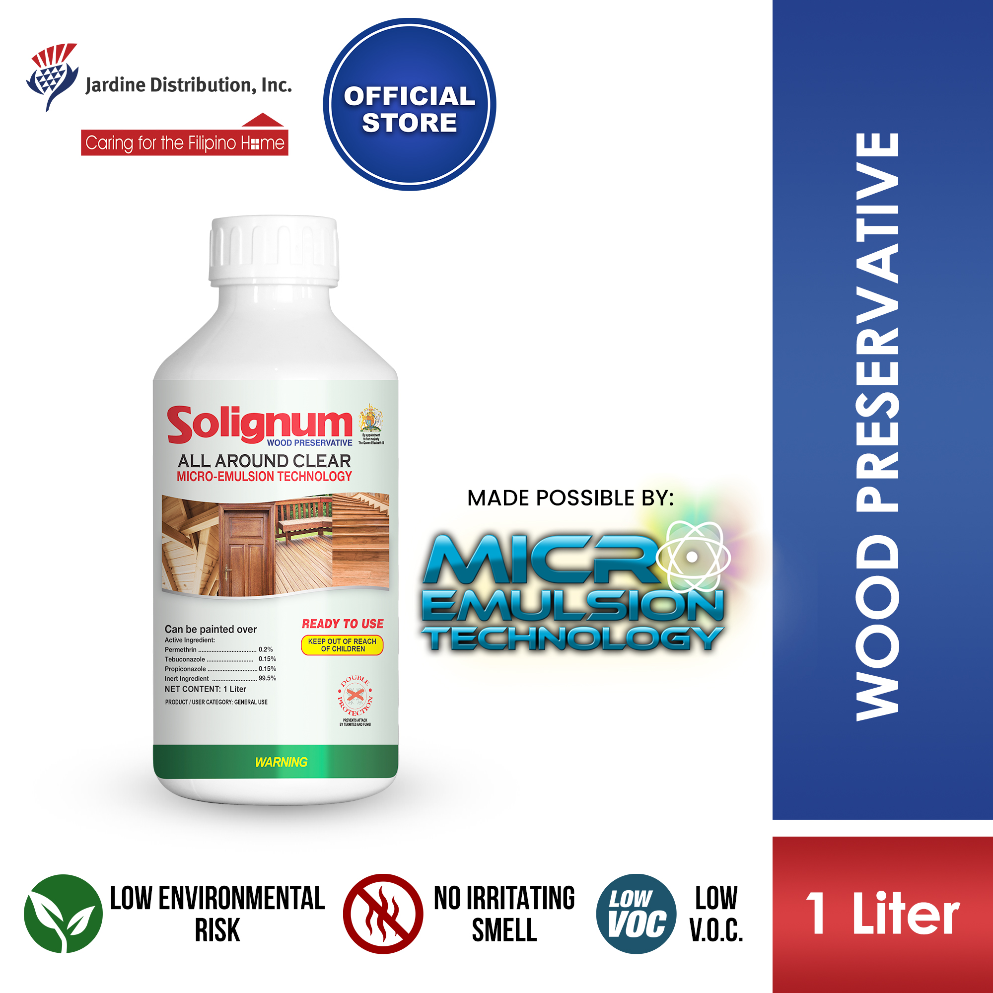 Solignum All Around Clear - 1 Liter | Lazada PH