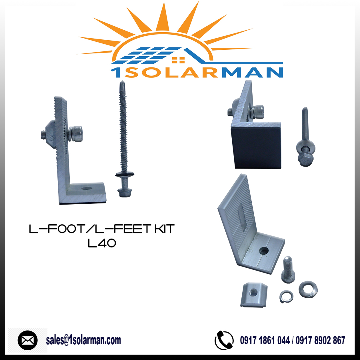 L - FOOT FOR SOLAR KIT ( 25 PCS ) | Lazada PH