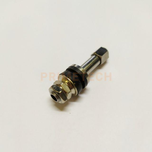 SRM STAINLESS TUBELESS TIRE VALVE/ PITO HEAVY DUTY straight / curve ...