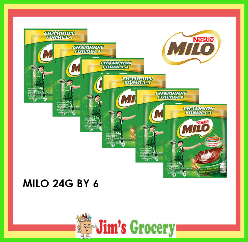 JIMS MILO CHOCOLATE POWDERED DRINK 24G (BUNDLE BY 6PCS) | Lazada PH
