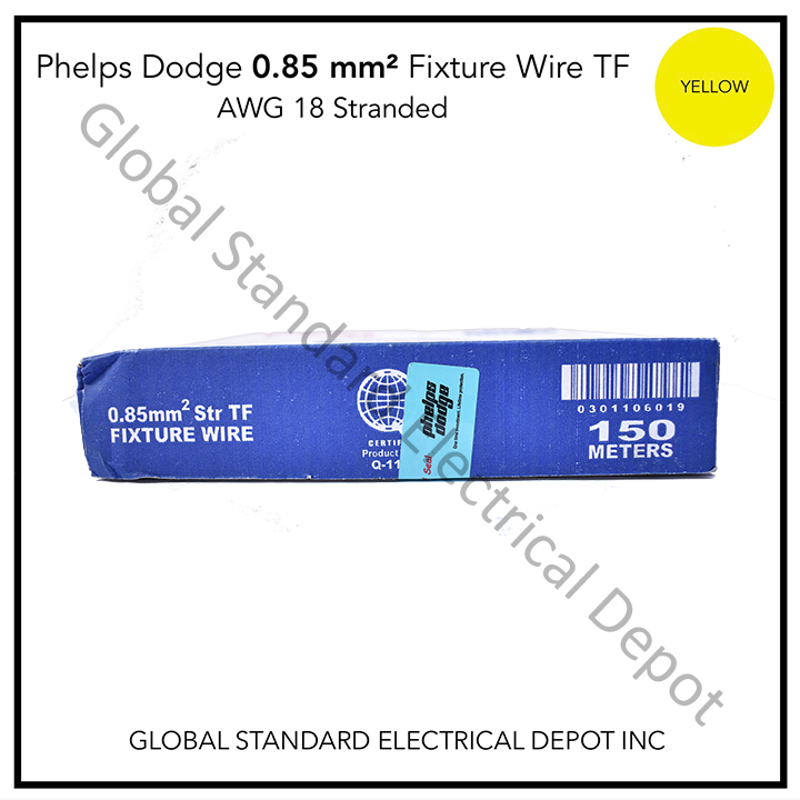 Phelps Dodge Fixture Wire TF 0.85 mm2 (#18) LEAD-FREE [150 METERS ...