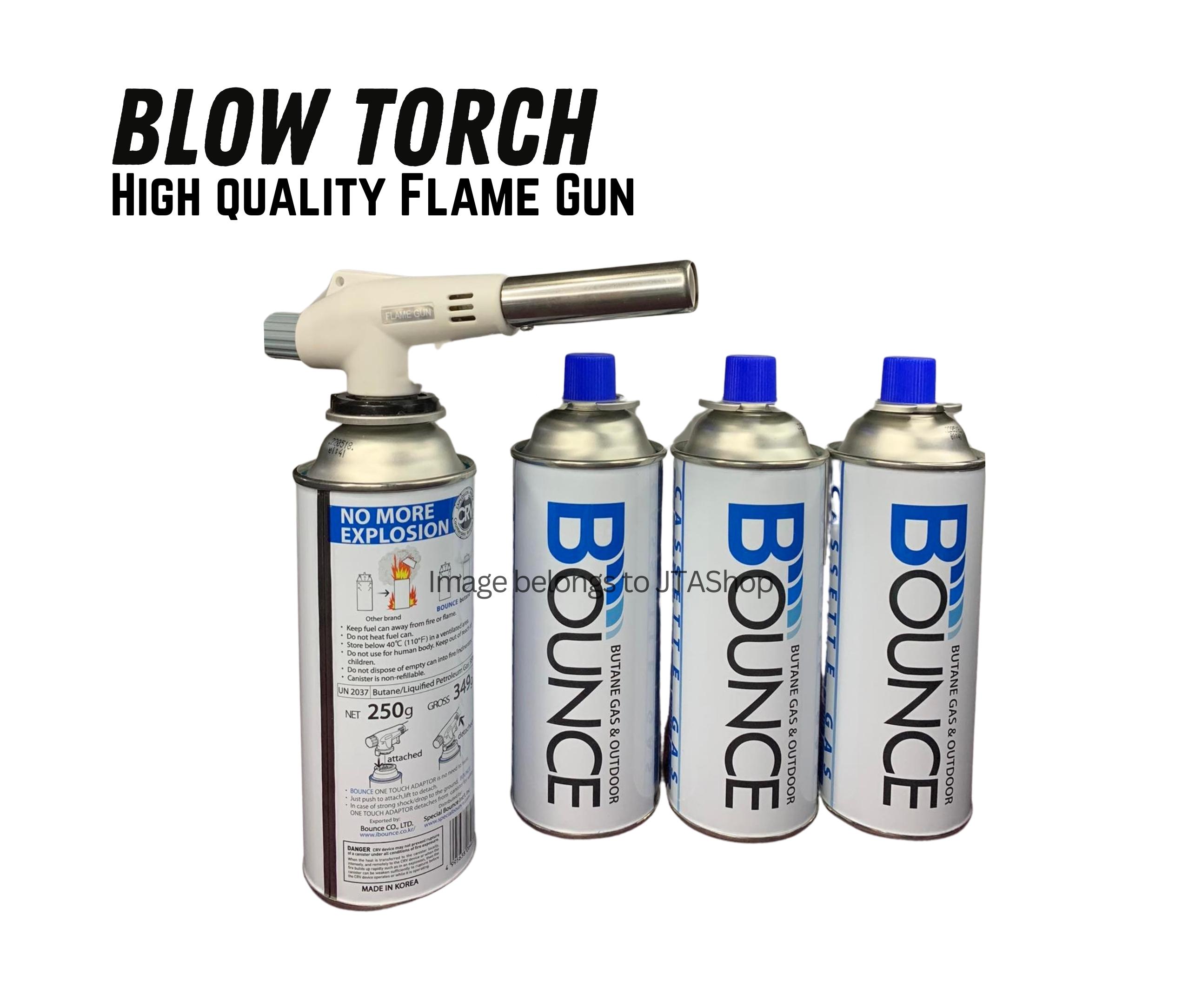 Flame Gun Auto Ignition with Bounce Butane Gas 250g | Lazada PH